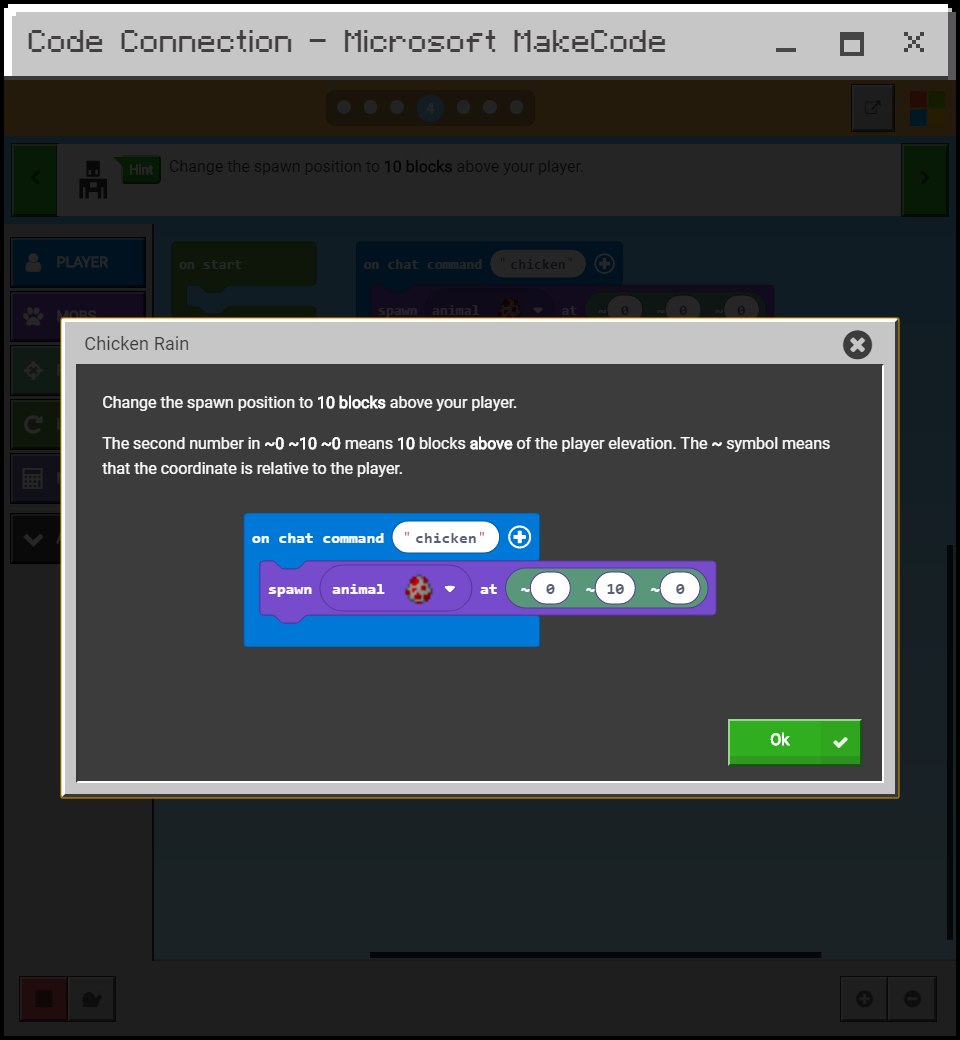 マイクラミング|メイクコードチュートリアルの最後は鶏の雨 | A-wake Seeker- アウェイクシーカー